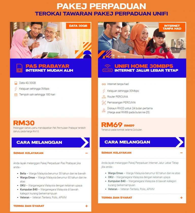 Pakej Perpaduan: TM Unifi offers 30Mbps fibre broadband for RM69/month, bundled with WiFi 5 ...
