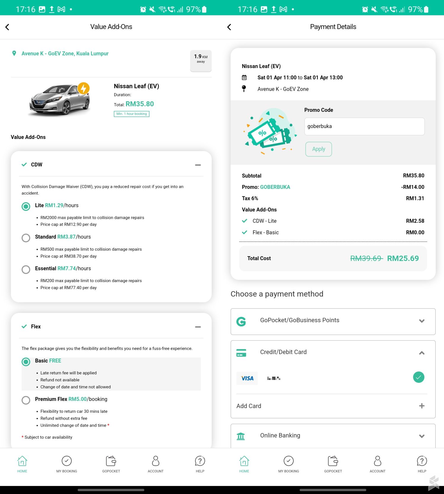 GoCar: Get 1 hour free when you book a car for two hours this Ramadan ...
