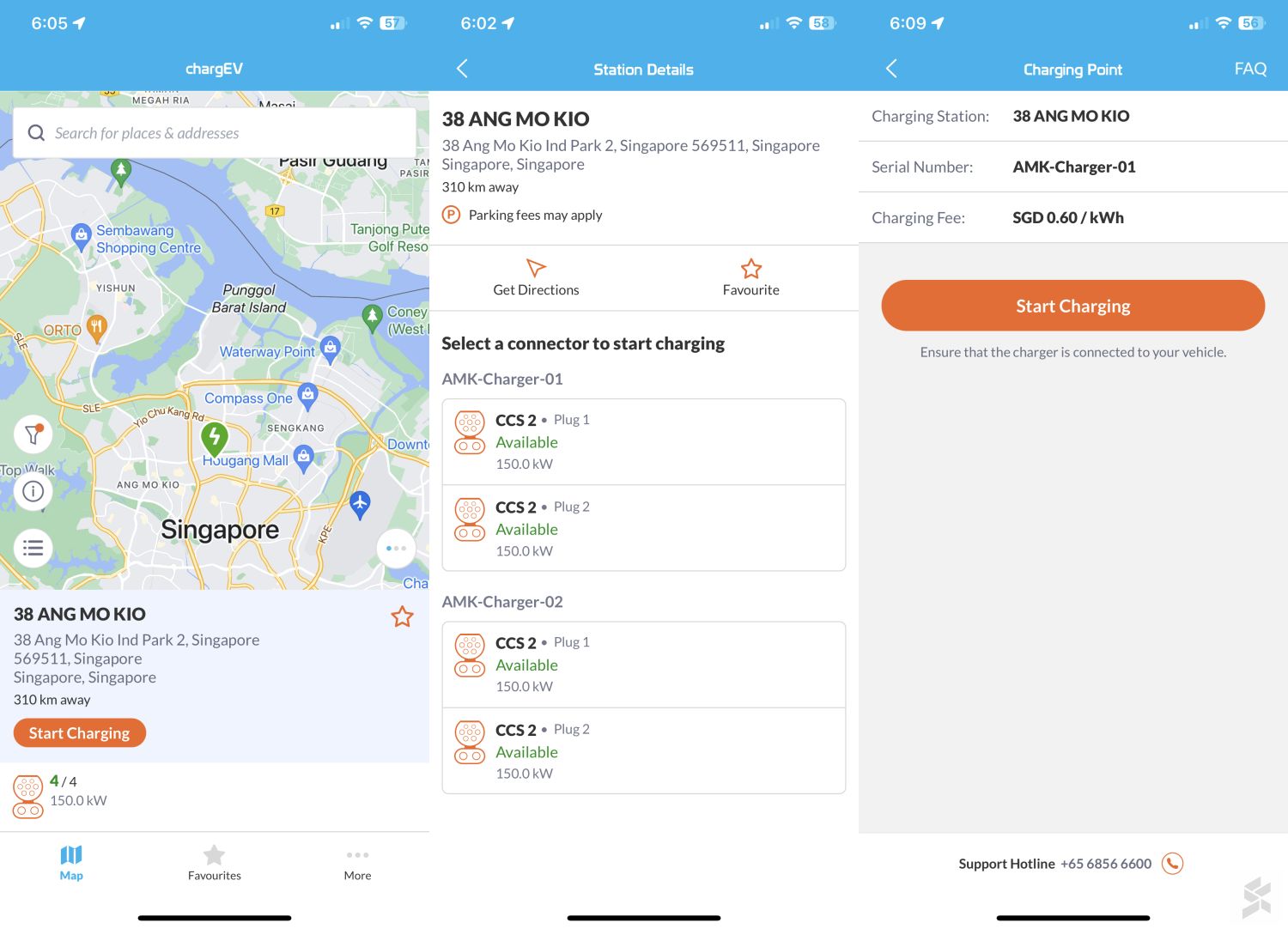 ChargEV expands charging network to Singapore, 150kW DC Chargers at Ang ...