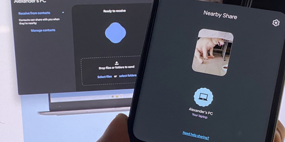 Nearby Share now on Windows: Here's how you can "AirDrop" photos and files between PC and ...