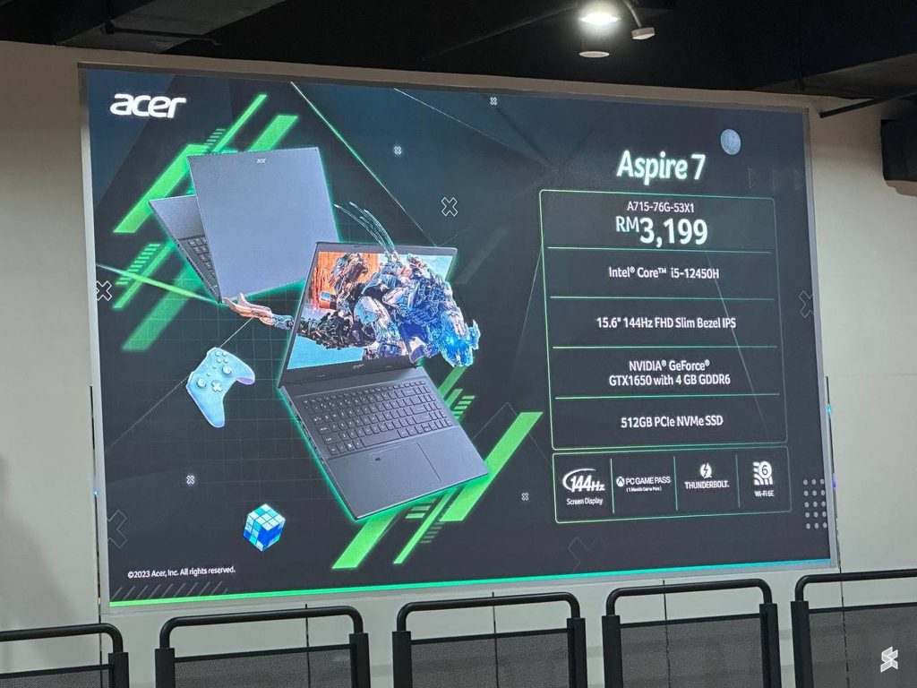 Acer Aspire 7 with GTX 1650 now upgraded with Intel H-series processor ...