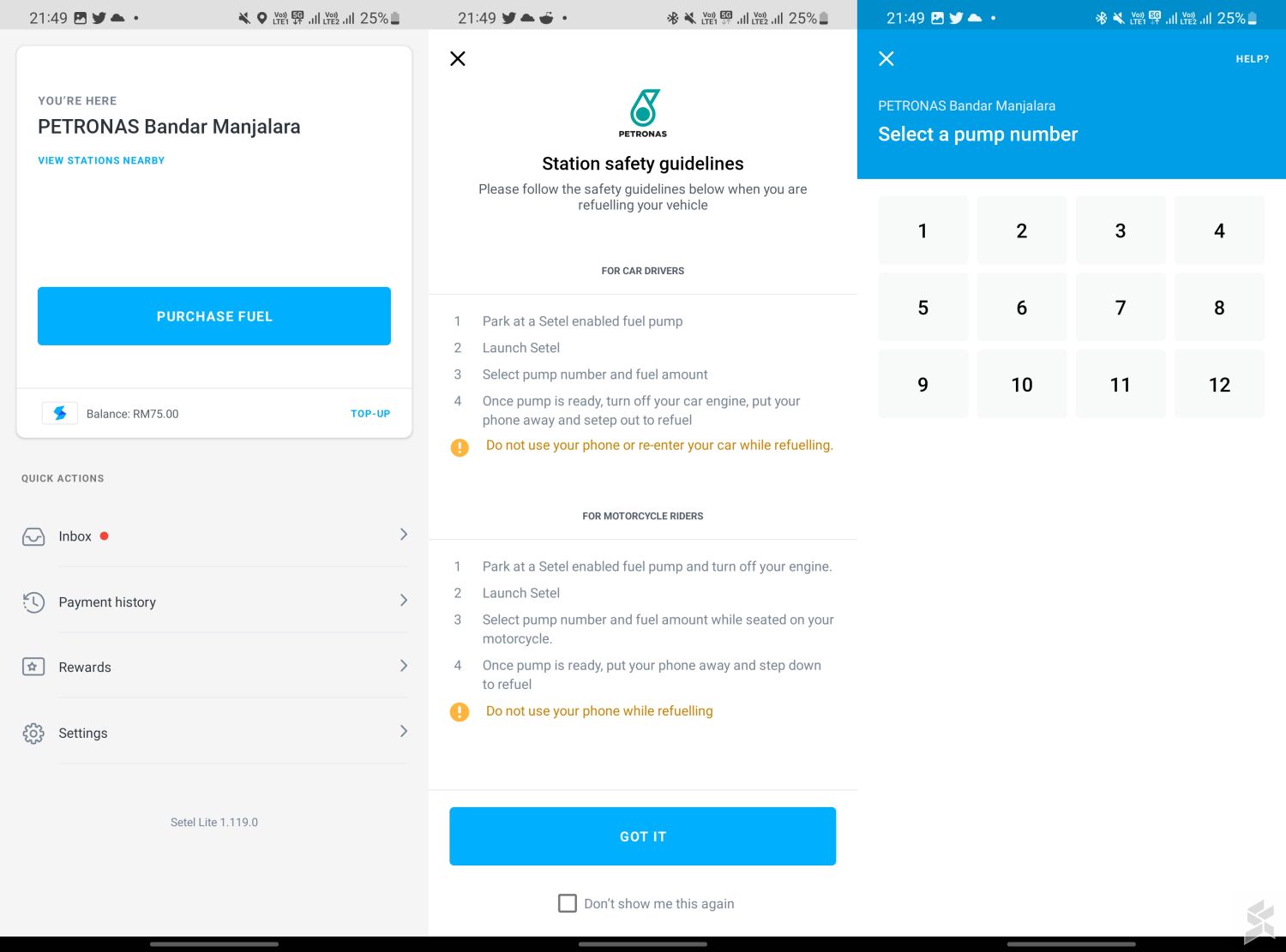 Setel Lite: A lightweight petrol payment app designed for old phones ...