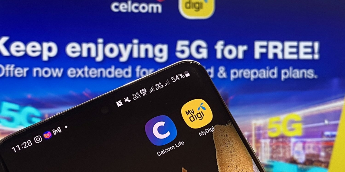 Celcom and Digi users can continue to enjoy free 5G access until 31 May ...