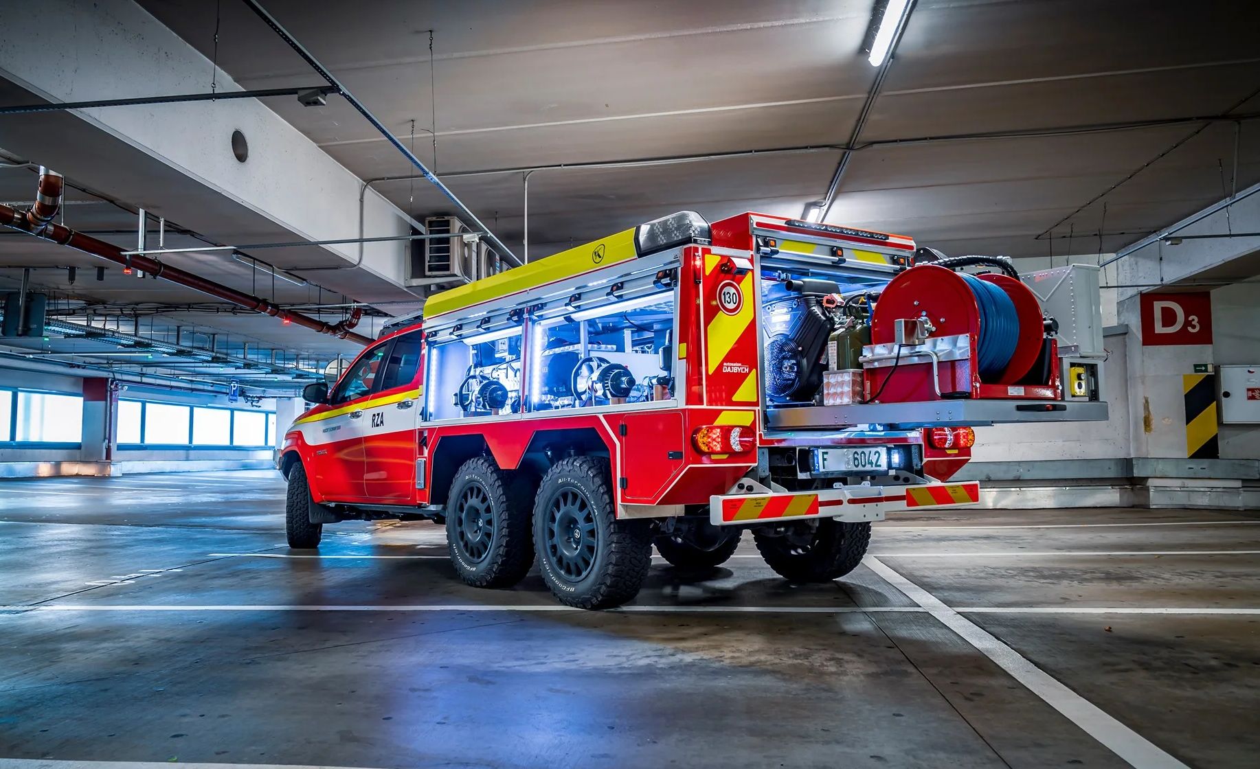 Check out this 6x6 Toyota Hilux turned into an EV fire-fighting machine ...