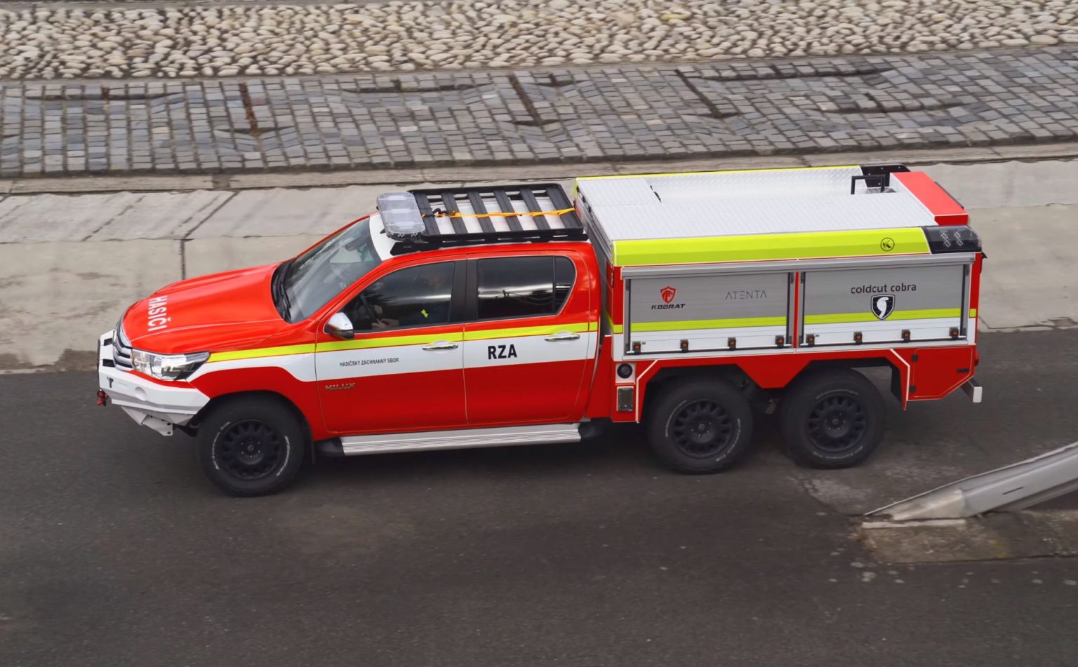 Check out this 6x6 Toyota Hilux turned into an EV fire-fighting machine ...