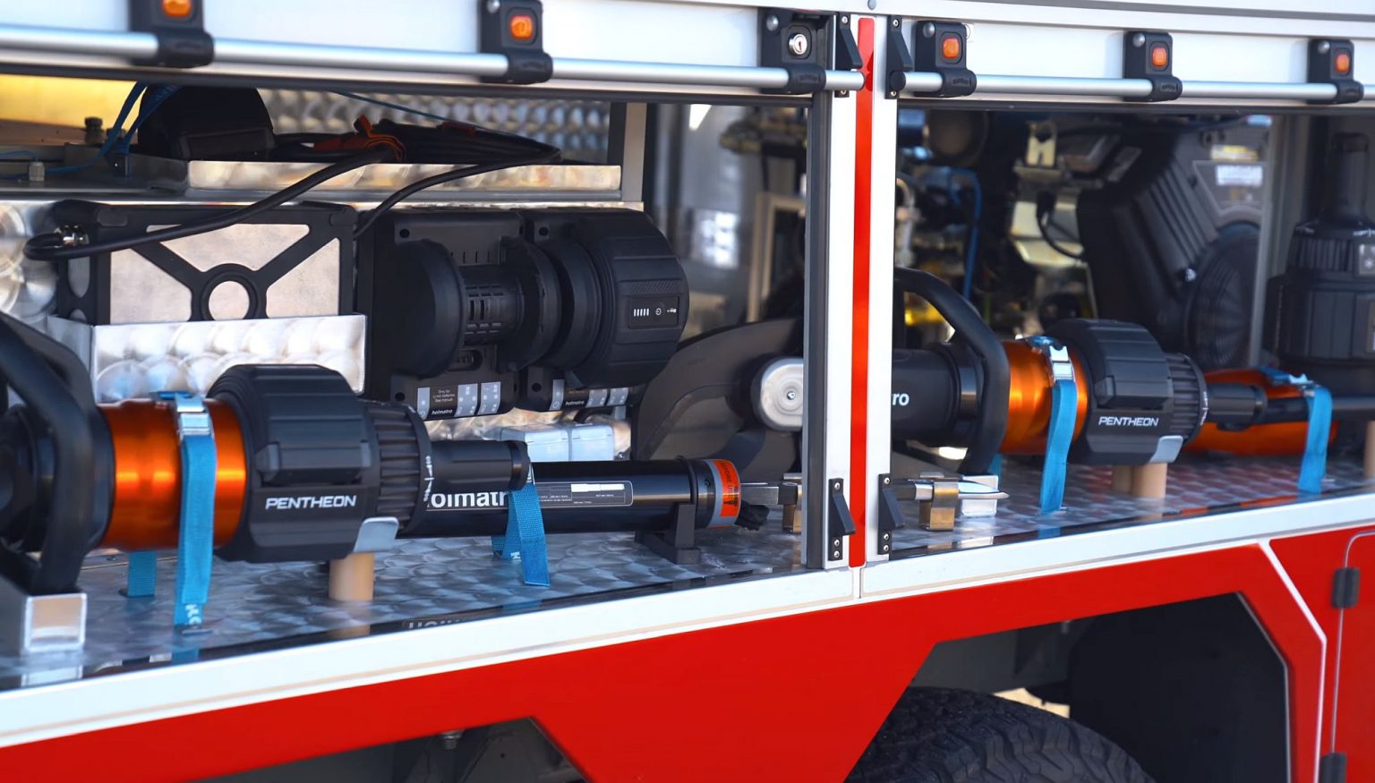 Check out this 6x6 Toyota Hilux turned into an EV fire-fighting machine ...