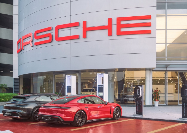 Porsche Centres now offer faster 350kW DC Chargers in Malaysia, 5-80% ...