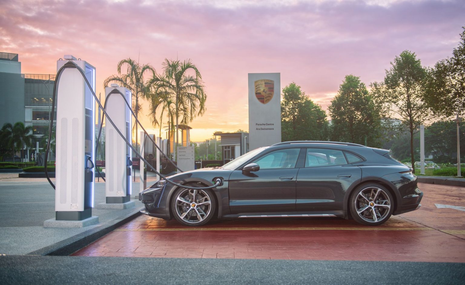 Porsche Centres now offer faster 350kW DC Chargers in Malaysia, 5-80% ...
