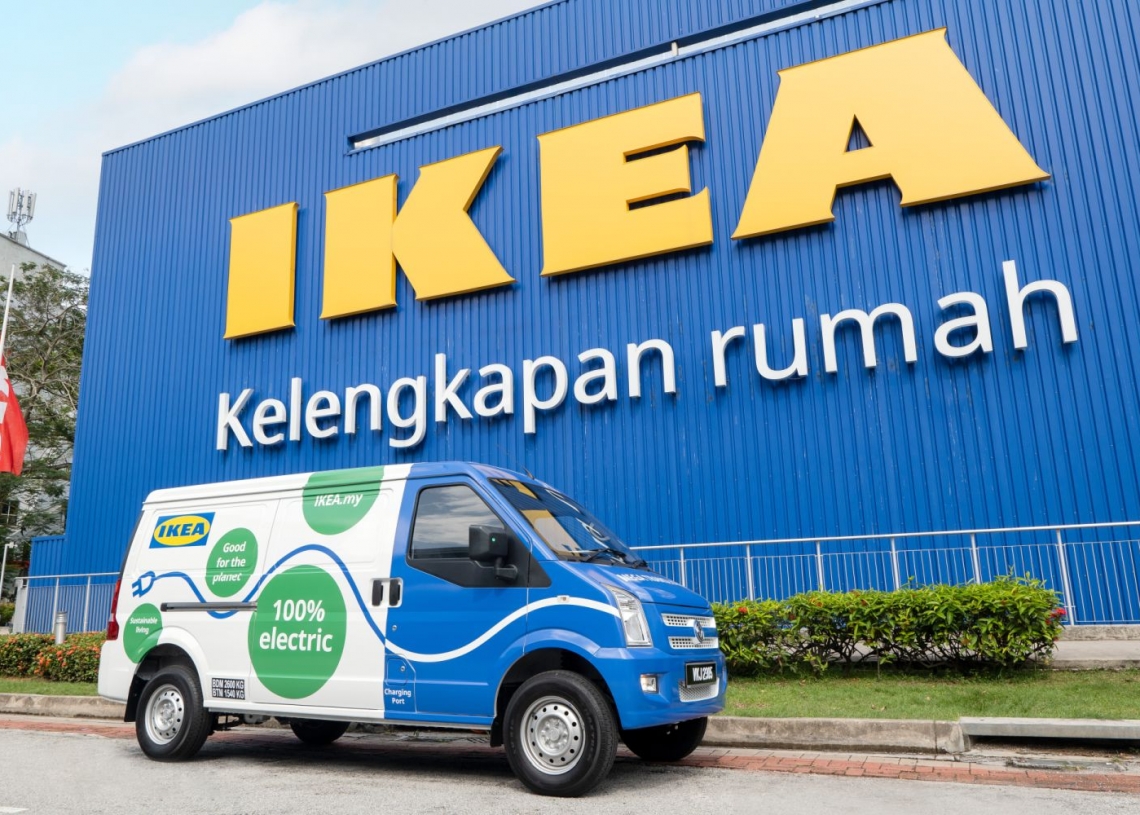 IKEA Malaysia starts deploying 100% electric vehicles for deliveries ...
