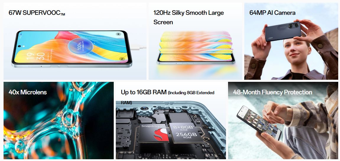 Oppo A98 5G Malaysia: Snapdragon 695 5G, 40x Microlens, 67W SuperVOOC for RM1,399 - SoyaCincau