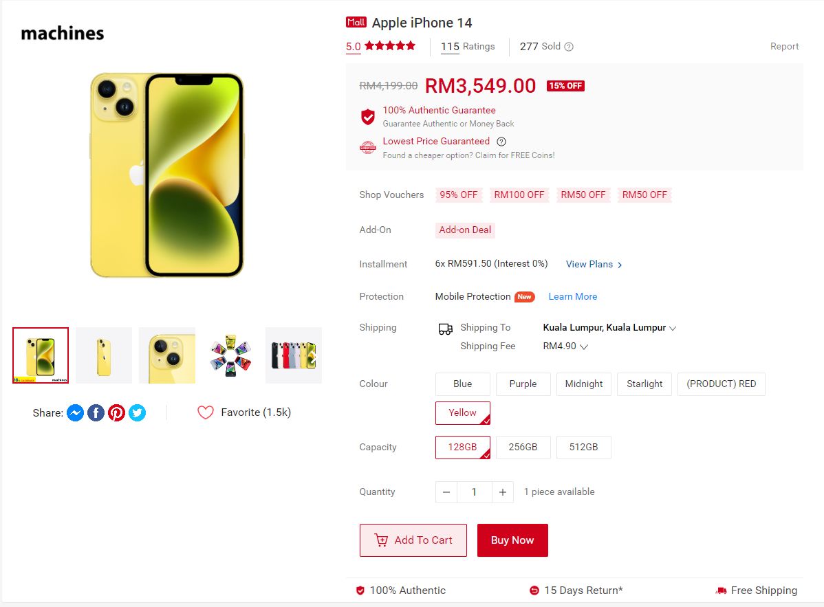 Deal: iPhone 14 and iPhone 14 Plus now offered with RM650 discount in ...