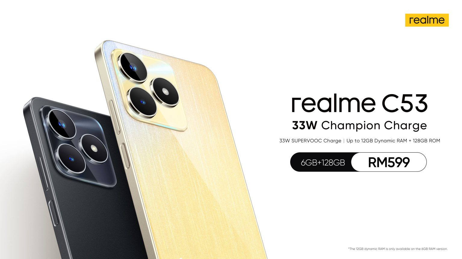 Realme C53: Entry level smartphone with 'Mini Capsule', 50MP camera at RM599 - SoyaCincau