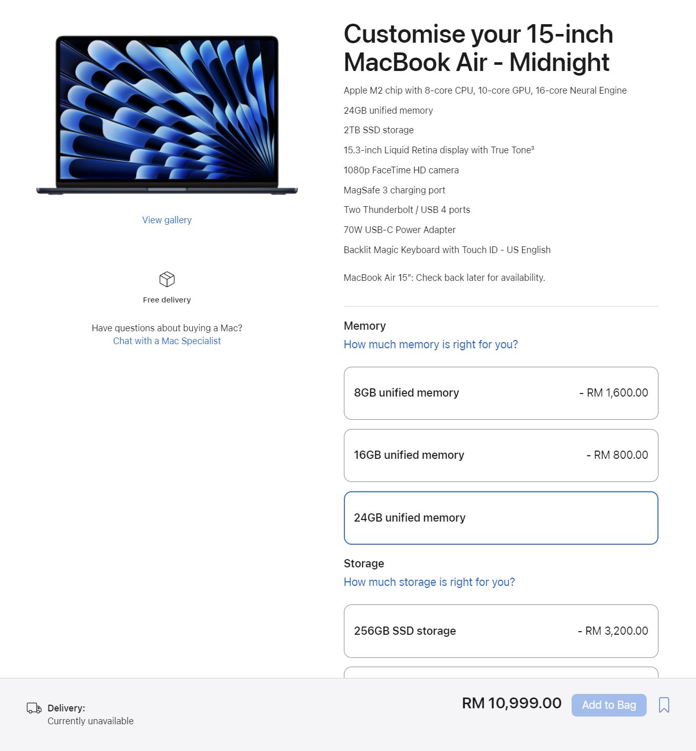 MacBook Air 15 Malaysia: Here's the official pricing - SoyaCincau
