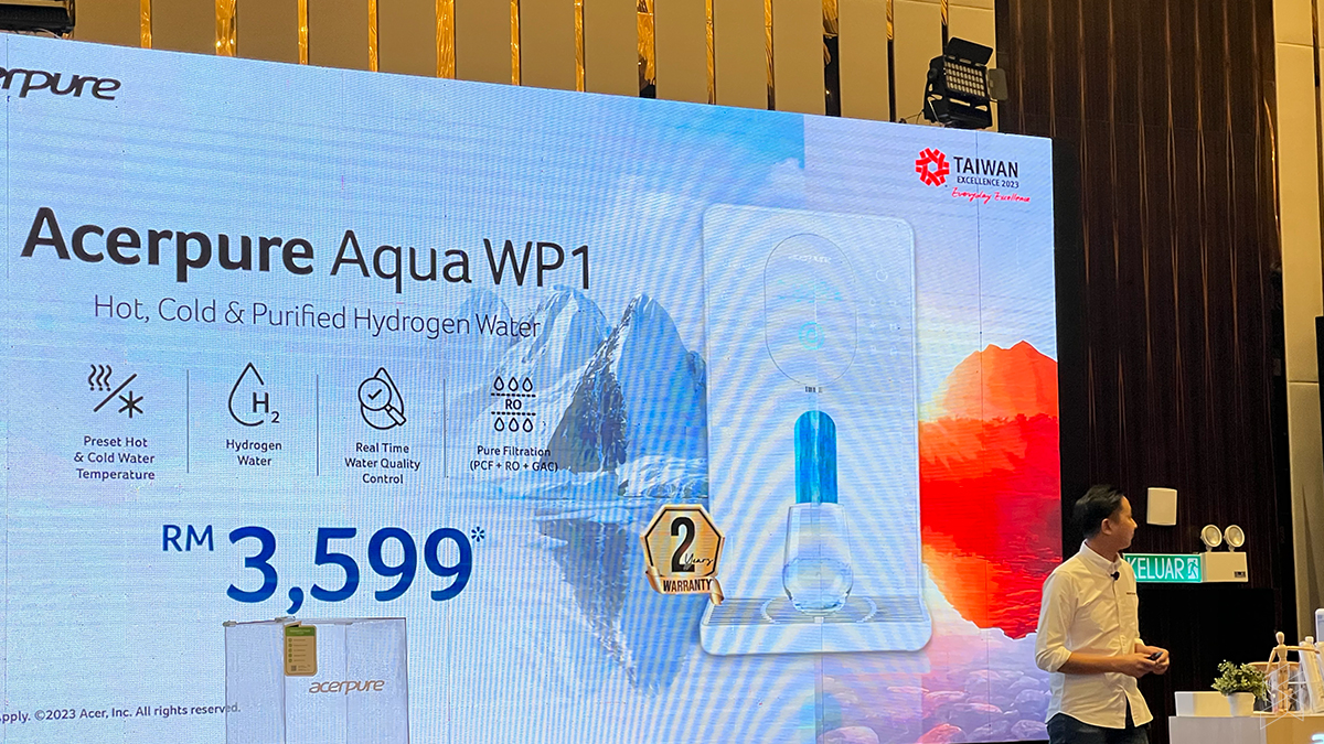 Acerpure Aqua WP1: Pipe-free water purifier with 3-step filtration ...