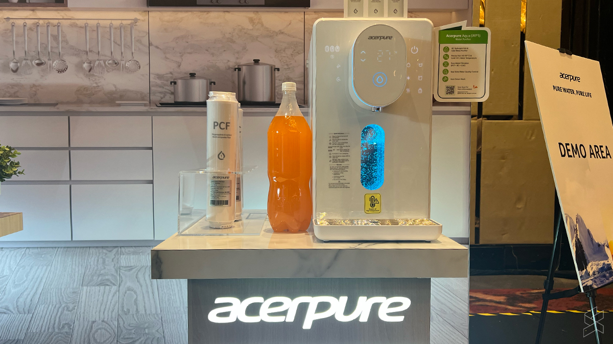 Acerpure Aqua WP1: Pipe-free water purifier with 3-step filtration, priced at RM3,599 - SoyaCincau