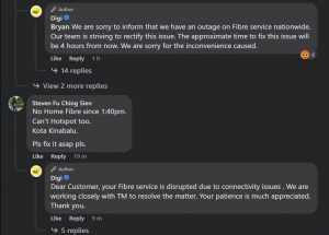 [UPDATE] CelcomDigi fibre broadband faces service outage nationwide ...