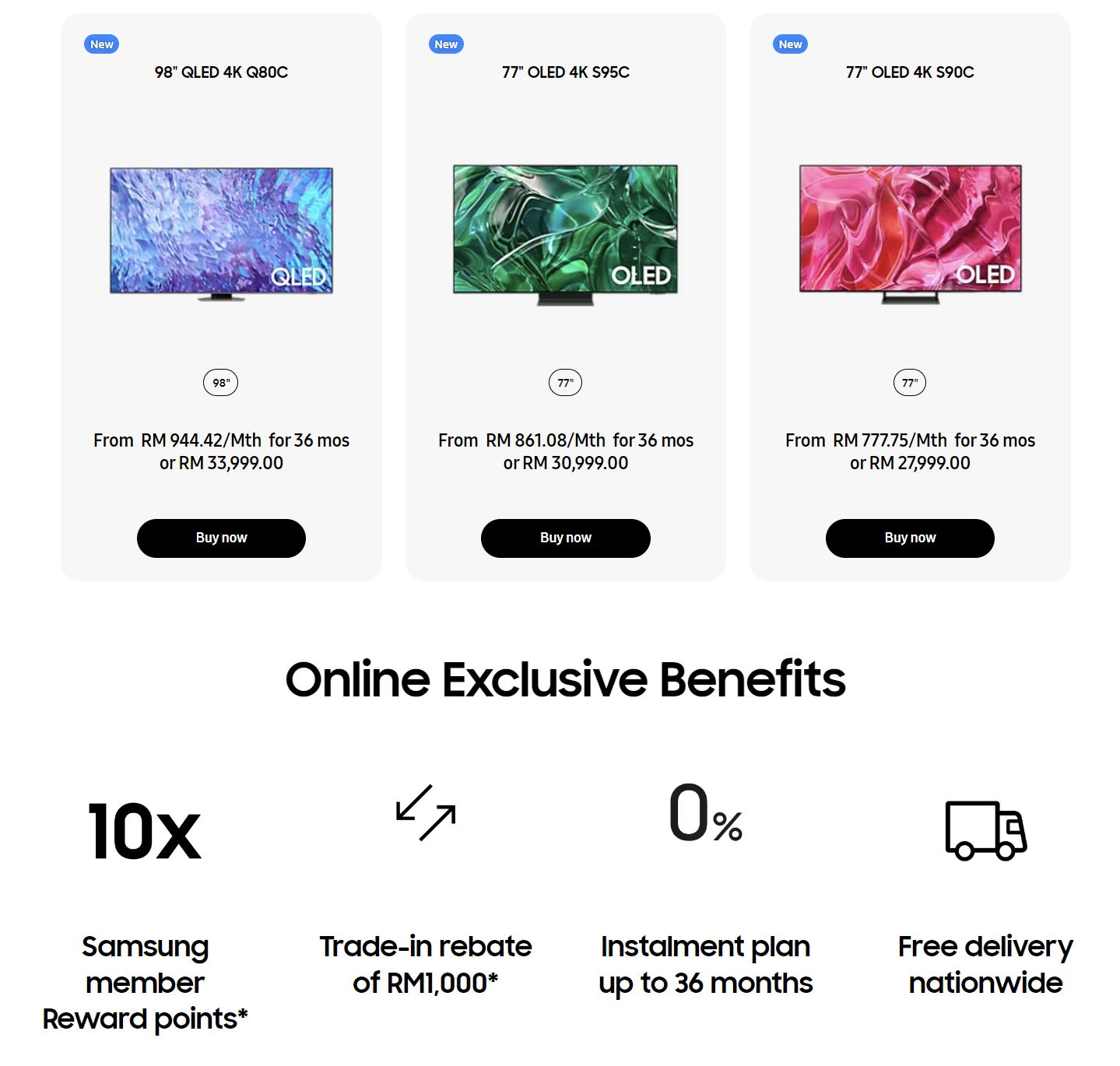 Samsung Malaysia introduces new 98" QLED and 77" OLED TVs, which come with free rotating The ...