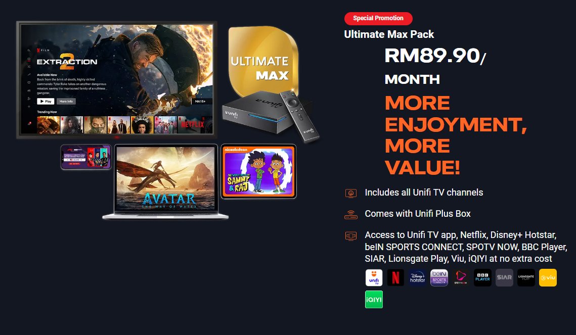 Netflix is coming to Unifi TV for as low as RM9.90 a month - SoyaCincau