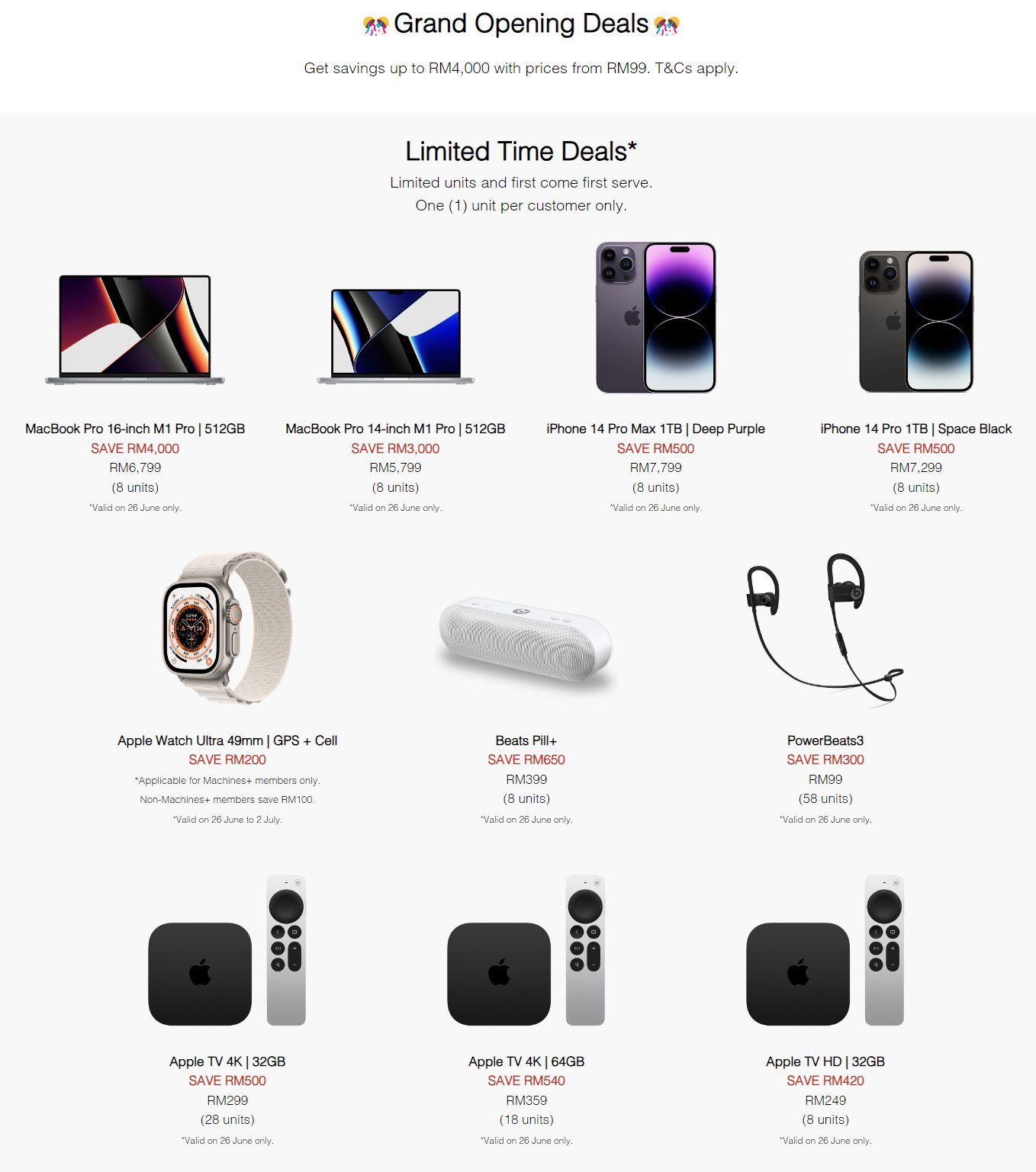 Deal: Machines offer discounts up to RM4,000 for MacBook, iPhone and ...