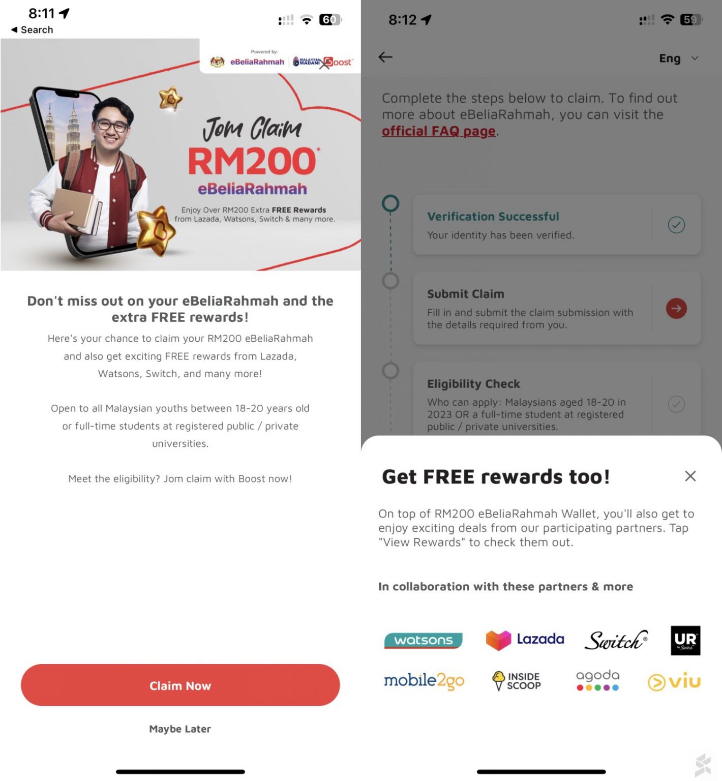 eBeliaRahmah: Here are the extra promo offers from Touch 'n Go eWallet, Setel and Boost - SoyaCincau