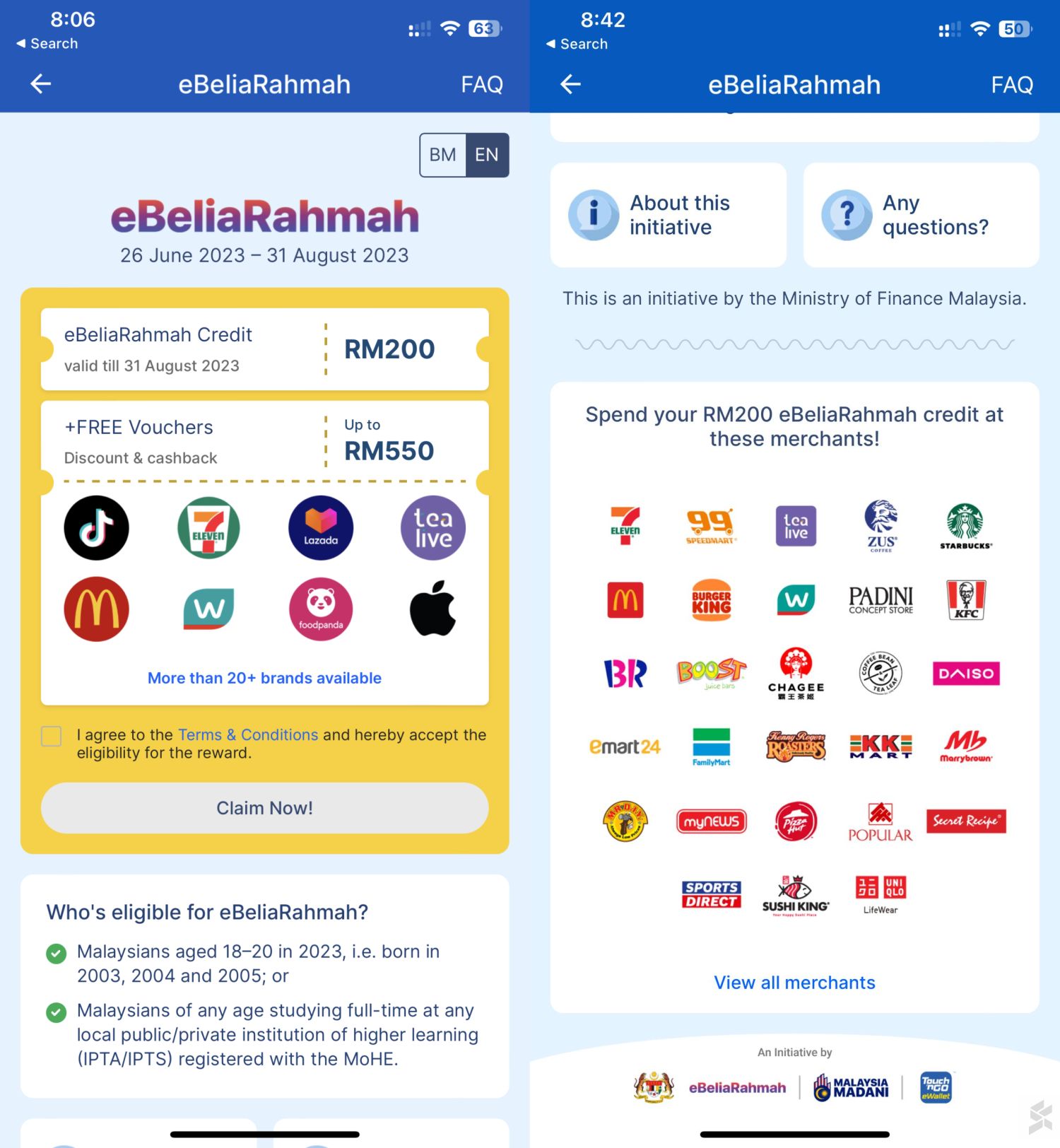 eBeliaRahmah: Here are the extra promo offers from Touch 'n Go eWallet, Setel and Boost - SoyaCincau