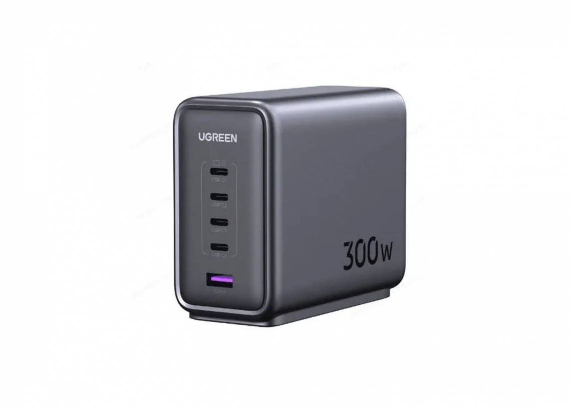 This 300W GaN charger can fast charge a MacBook Pro, while charging ...