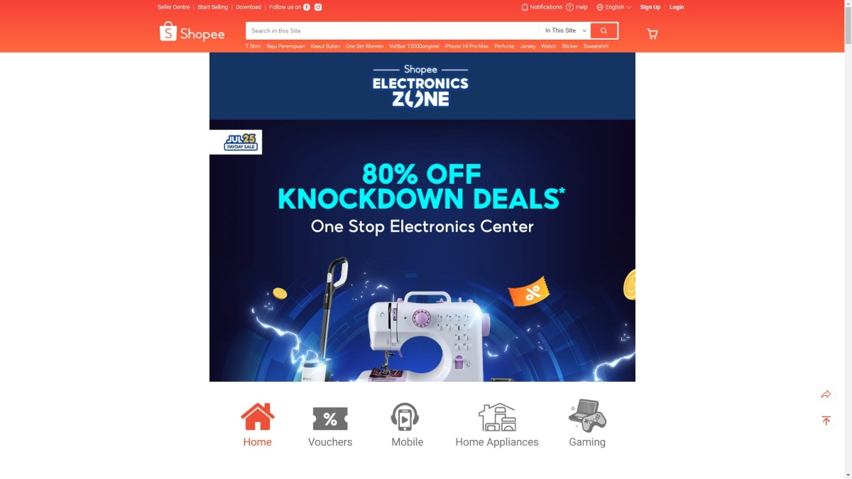 Get your electronic fix at Shopee’s Electronics Zone with discounts up to 80% and 0% installment ...