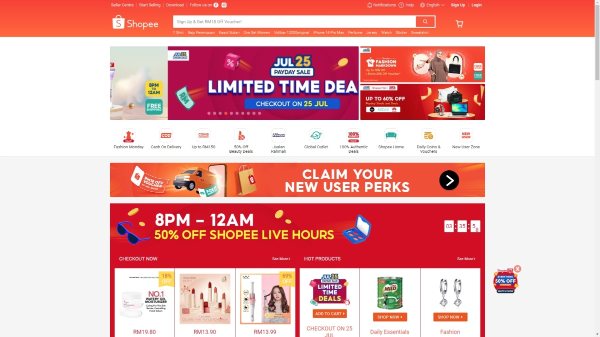 Get your electronic fix at Shopee’s Electronics Zone with discounts up to 80% and 0% installment ...