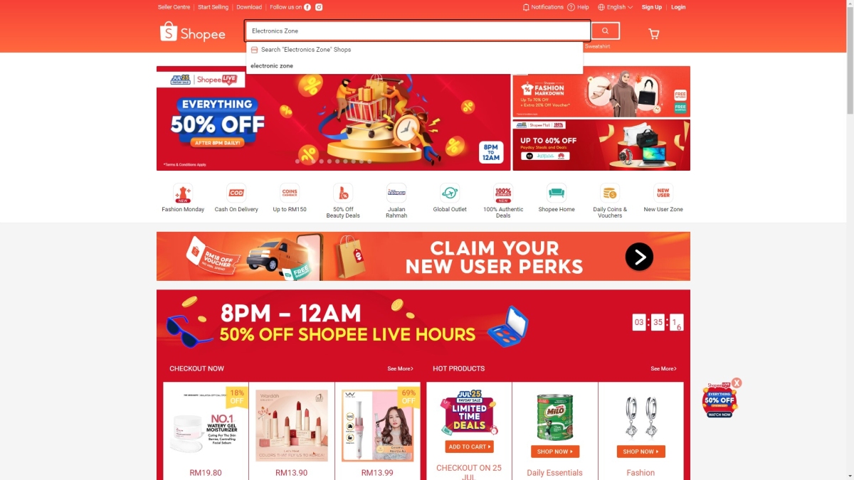 Get your electronic fix at Shopee’s Electronics Zone with discounts up ...