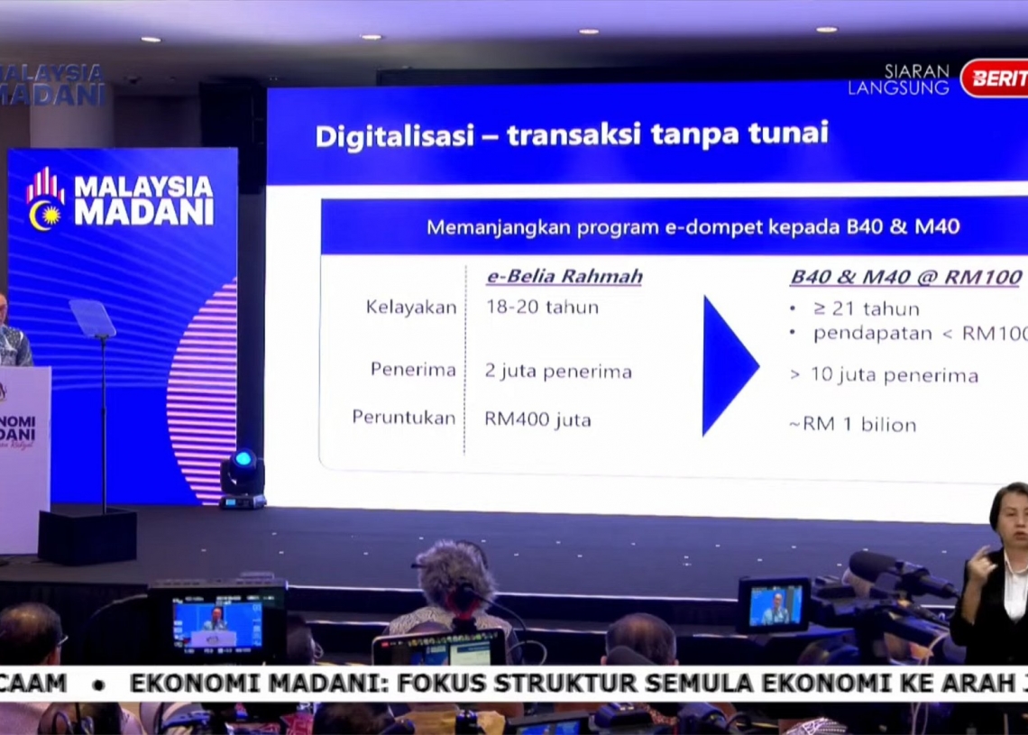 Anwar: Over 10 million Malaysians to get RM100 in eWallet credit ...