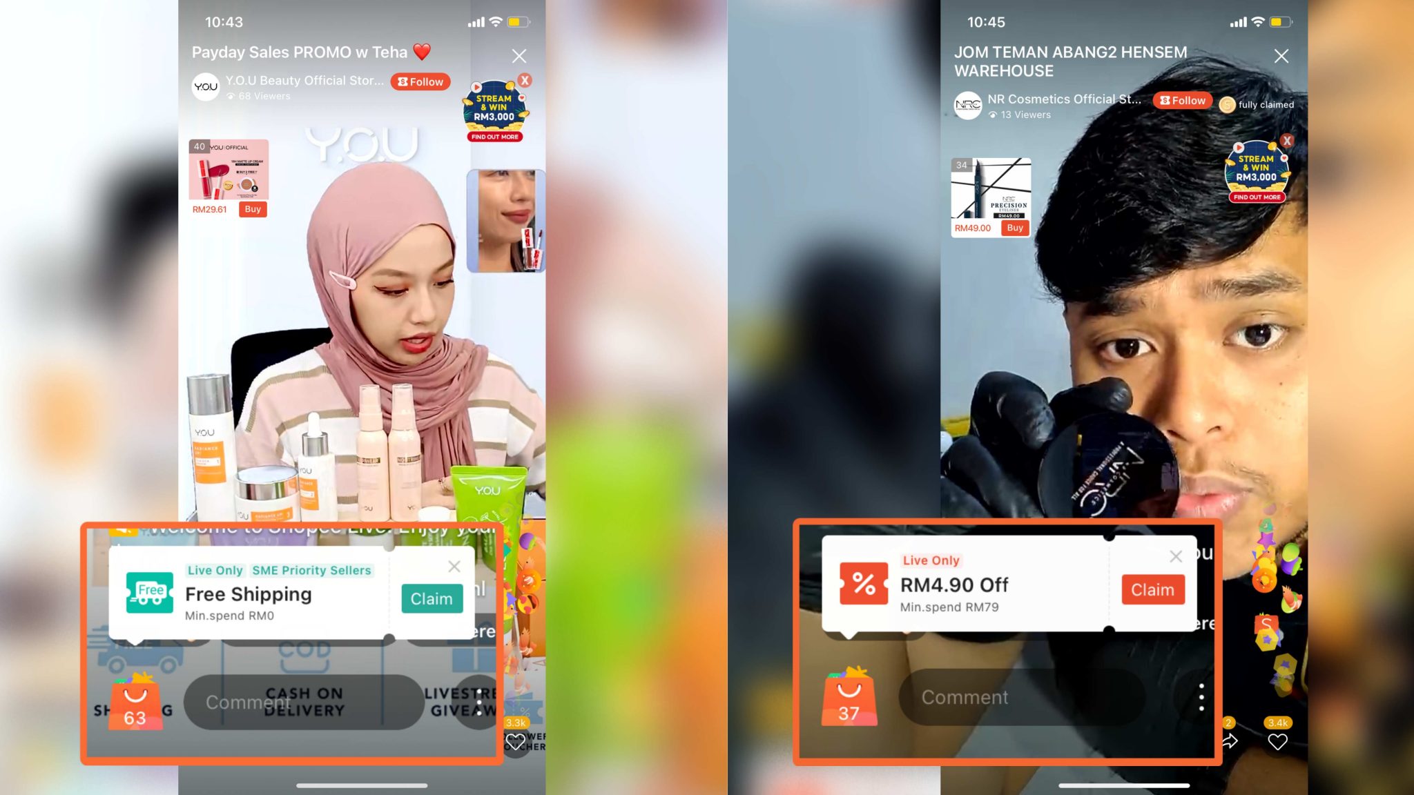 Nothing to watch for your TV dinner? Why not tune into Shopee Live and ...