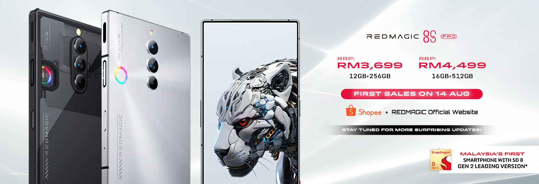 RedMagic 8S Pro: Gaming smartphone with overclocked Snapdragon 8 Gen 2 ...