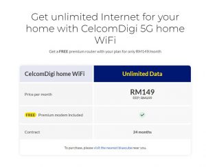 CelcomDigi 5G Home WiFi: "Unlimited" Wireless 5G Broadband for RM149 ...