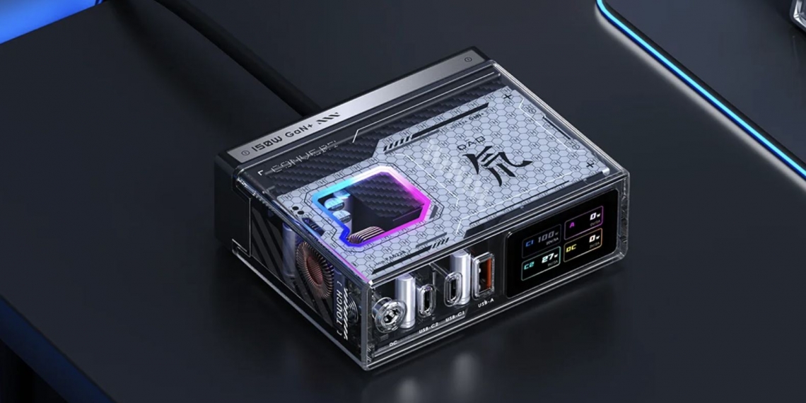 Redmagic's 150W Smart GaN Charger has RGB lights, colour screen and ...
