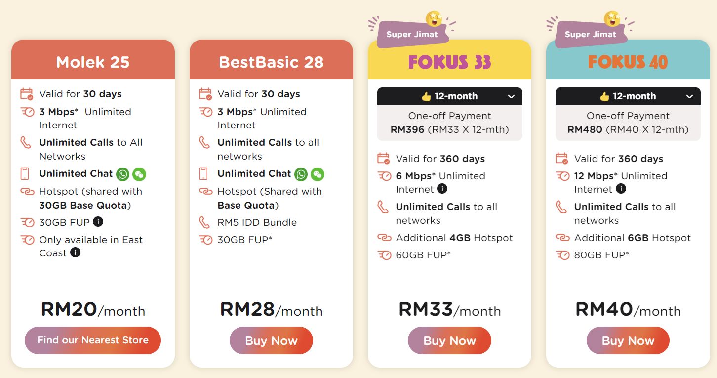Tune Talk Molek25: 30GB data, unlimited calls and chat for RM20/month ...