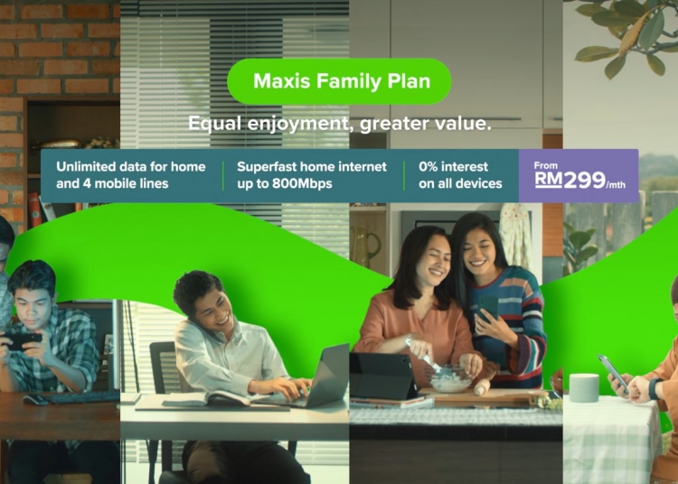 Maxis Family Plan users including supplementary lines can enjoy unlimited 5G data. Here's how ...