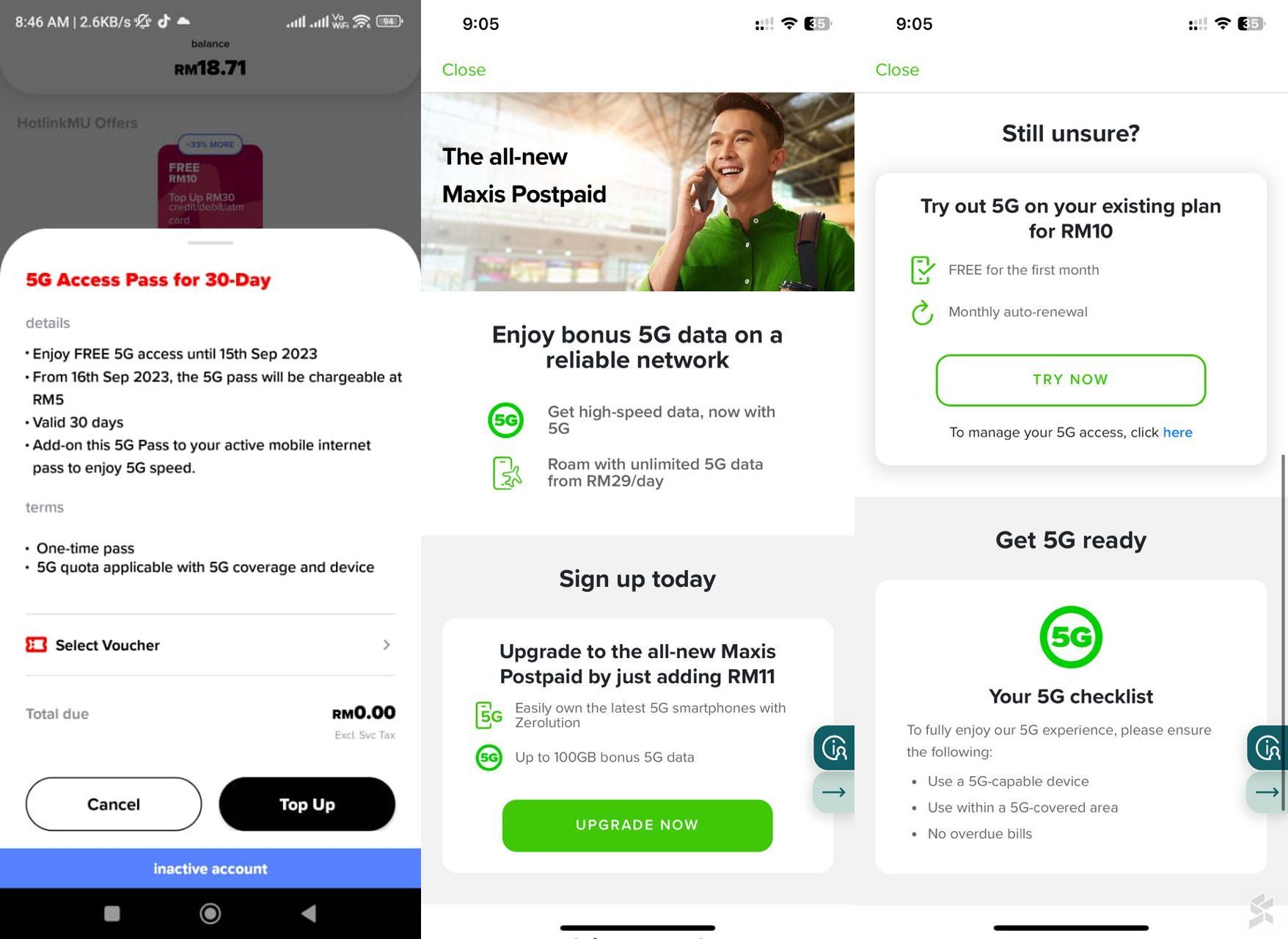 Maxis 5G: Here's how to activate free 5G trial on both Postpaid and Prepaid - SoyaCincau