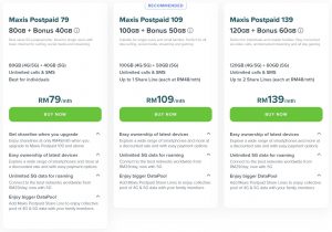 Maxis 5G: New 5G Postpaid plans start from RM79/month with 120GB of 5G ...