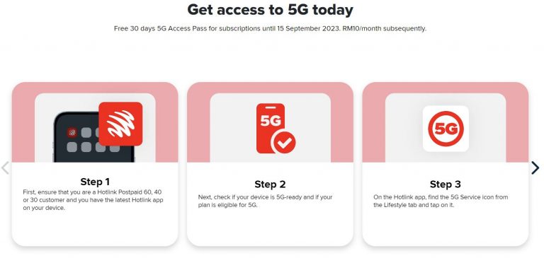 Hotlink 5G: Postpaid 70 offers 105GB data with free Roam Like Home for ...