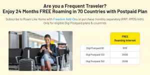 Digi offers 30 days unlimited 5G roaming for RM98, new Roam Like Home ...