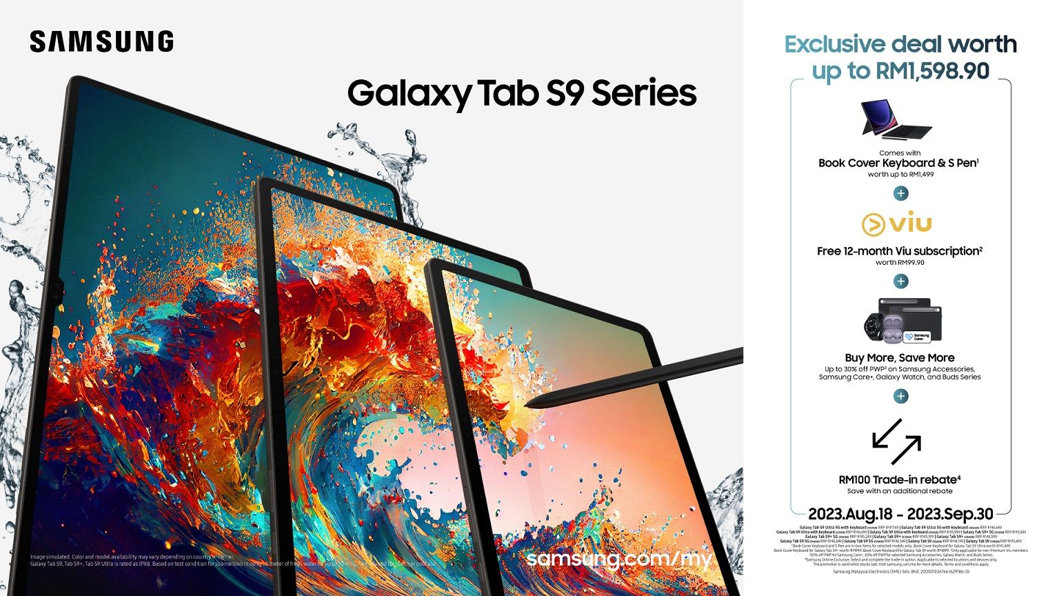 Samsung Galaxy Tab S9 Malaysia: Launch promo offers RM1,599 worth of ...