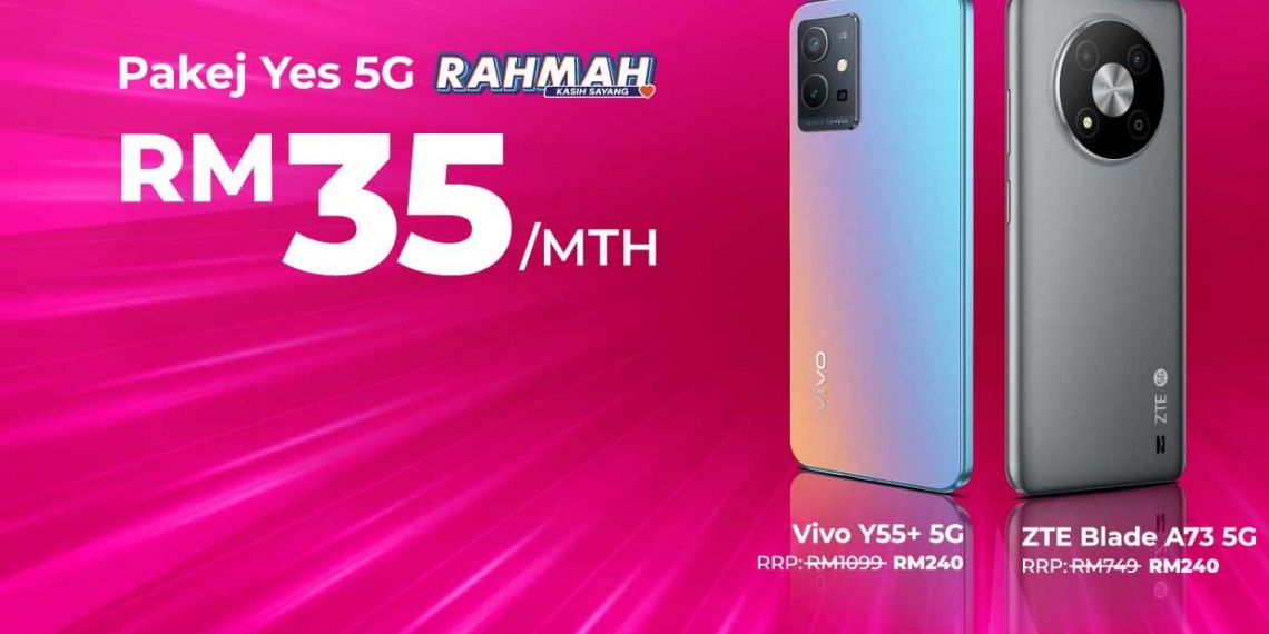 Yes 5G Pakej Rahmah: RM35/month for 100GB 5G data, unlimited calls with ...