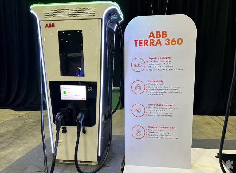 This ABB Terra 360 EV charger is more powerful than a Tesla ...