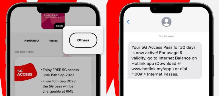 Hotlink 5G: New 5G Prepaid plans start from RM3/day with 3GB, up to ...
