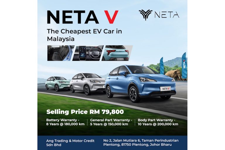 Neta V is now priced at under RM80,000 in Malaysia - SoyaCincau