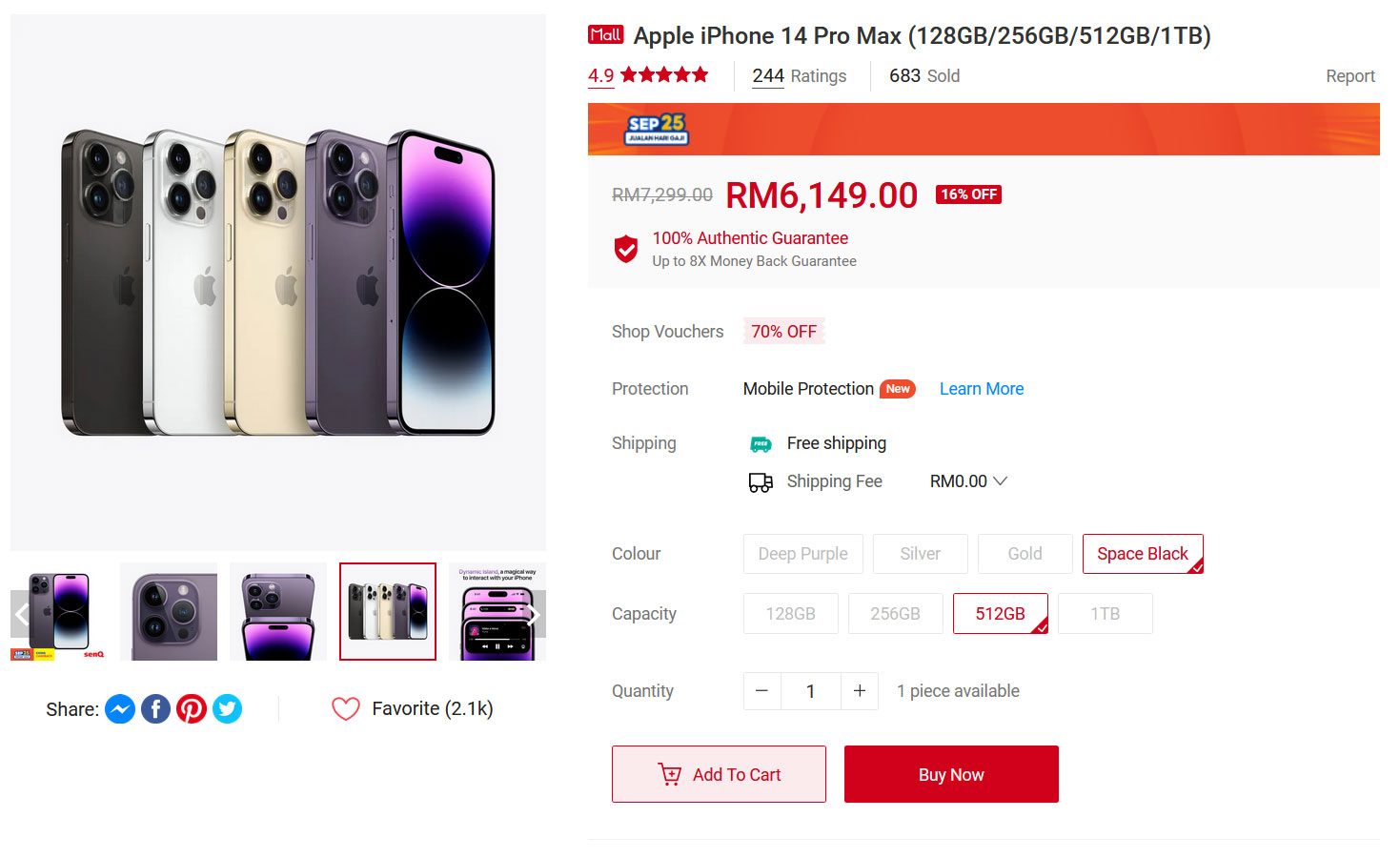 Deal: Get the iPhone 14 and iPhone 14 Pro for yourself today with discounts up to RM 1,150 ...