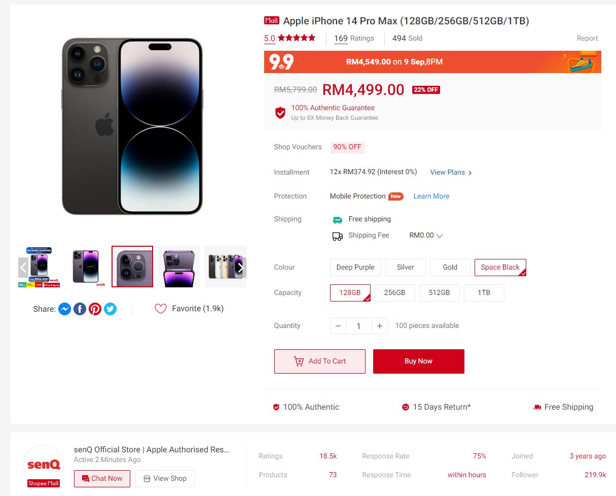 Deal: iPhone 14 Pro Max now offered with a huge RM1,300 discount during ...