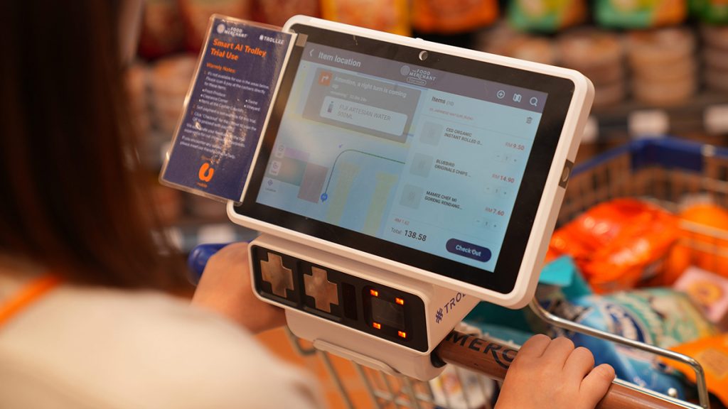 U Mobile and Qualcomm are testing out 'smart trolleys' that help you ...