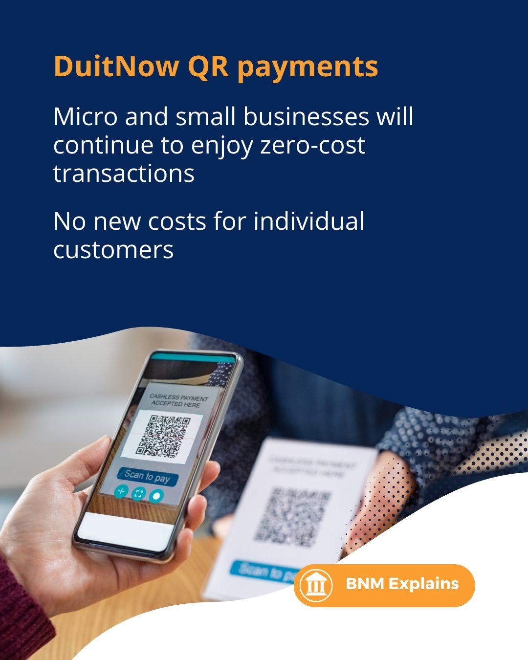 BNM: DuitNow QR transaction fee waived for micro and small businesses - SoyaCincau
