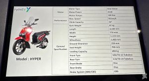 RydeEV: Malaysia's new electric motorcycle player. Leasing from RM299 ...